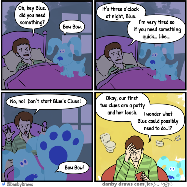Blues Clues Meme Guy