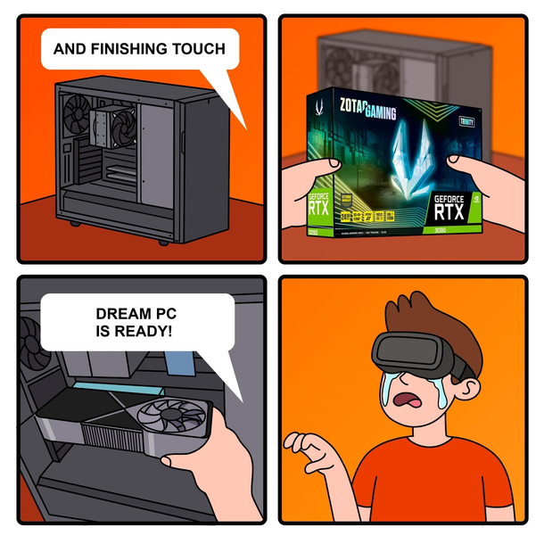 Building gaming PC in - Meme Guy Building gaming PC in - Meme Guy