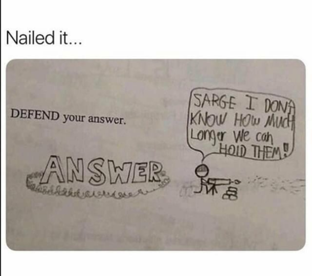 DEFEND your answer - Meme Guy DEFEND your answer - Meme Guy