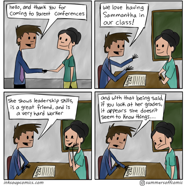 Dreading those Parent Teacher Conferences - Meme Guy Dreading those Parent Teacher Conferences - Meme Guy